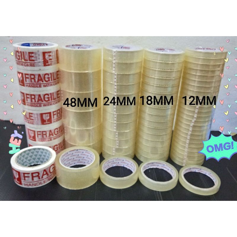 [Ready Stock] OPP Tape Transparent /Packaging Tape/ Fragile Tape ...