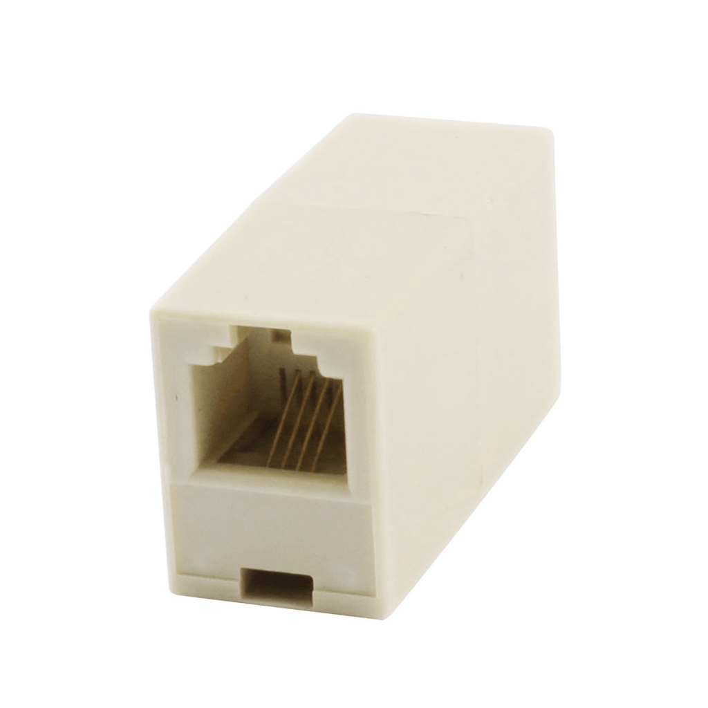 RJ11/RJ12 Telephone Straight Coupler 6P4C/6P6C Extender Joint Converter ...