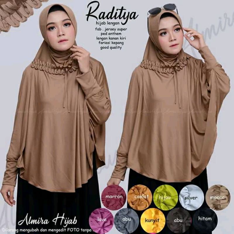 Latest sleeve hijab / raditya neck braided sleeve hijab / latest ...