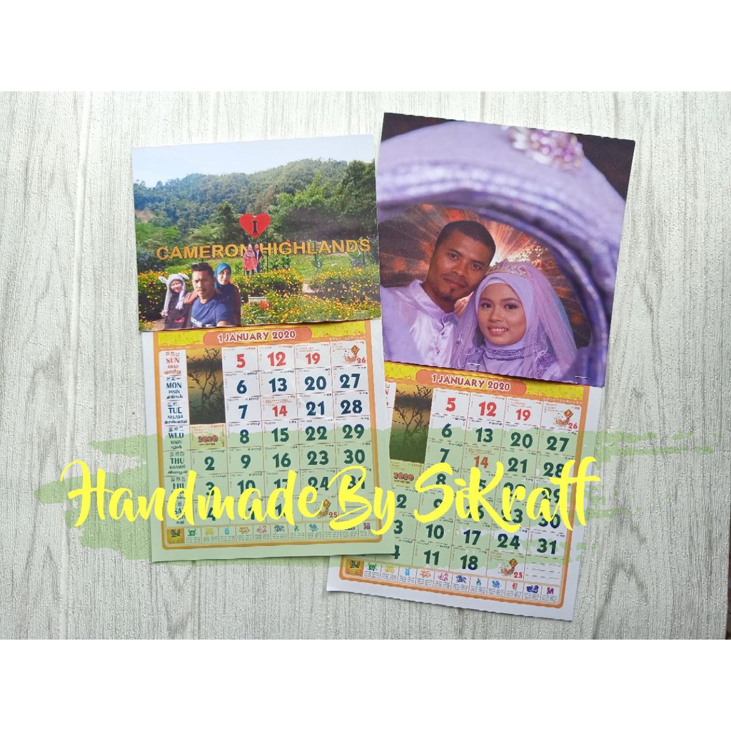 Customize Calendar Year 2020 (Kalendar Kuda 21 x 21cm) | Shopee Malaysia