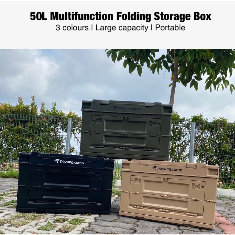 PAYUNG.CAMP Camping Box Multifunction Folding Box Portable Large ...