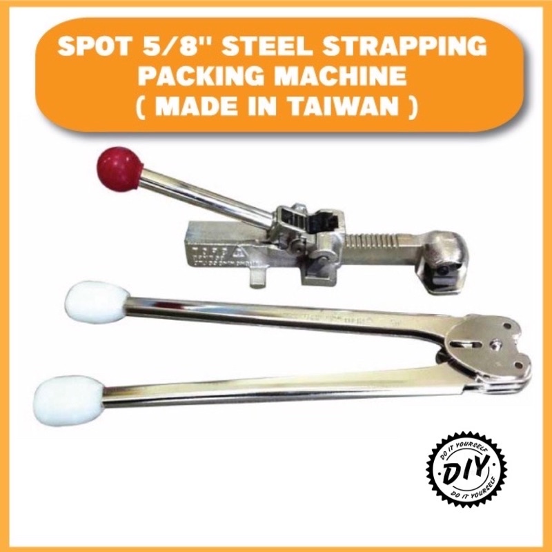 ORIGINAL ! SPOT 5/8'' STEEL STRAPPING PACKING MACHINE ( MADE IN TAIWAN ...