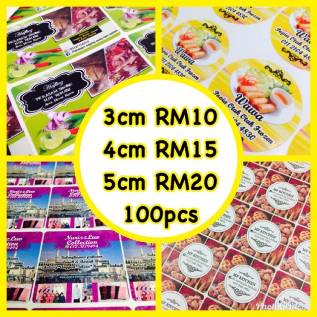 STICKER LABEL 🔸 X KALIS AIR 🔸CANTIK 🔸MURAH 🔸COMEL | Shopee Malaysia