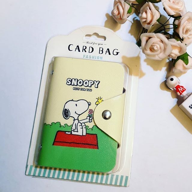 Snoopy card holder / card bag | Shopee Malaysia
