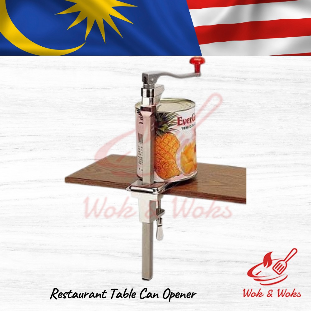 Restaurant Kitchen Table Top Can Opener / Pembuka Tin Meja Dapur ...