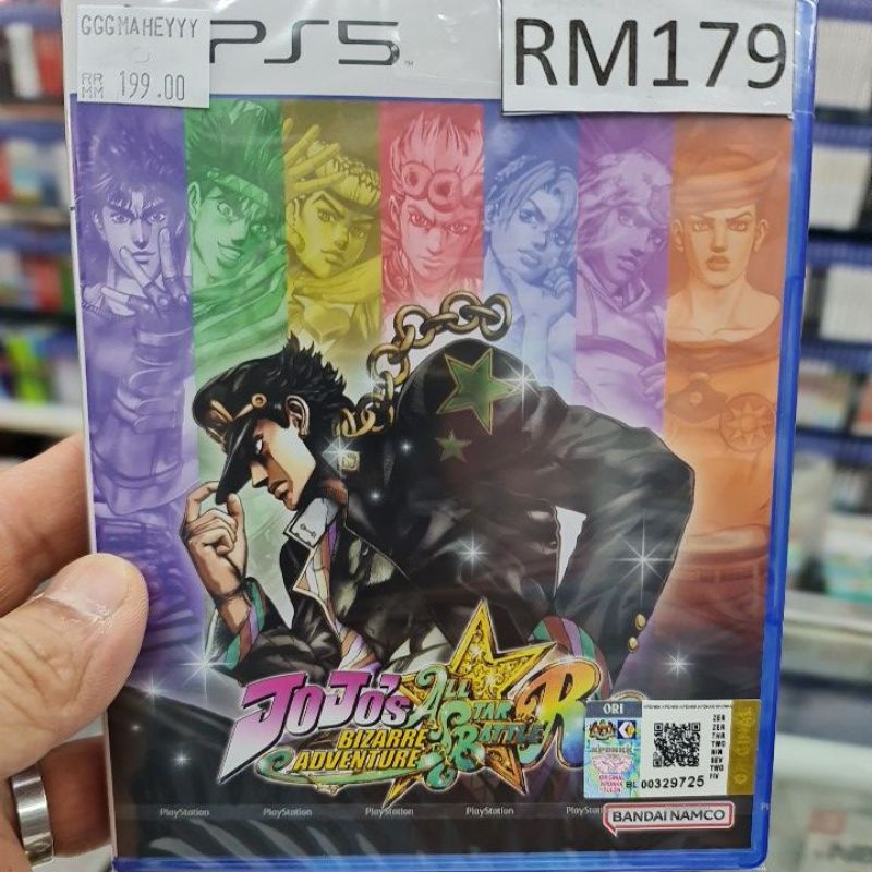 PS5 JOJO BIZARRE ADVENTURE STAR BATTLE ENG R3 NEW AND SEALED | Shopee Malaysia