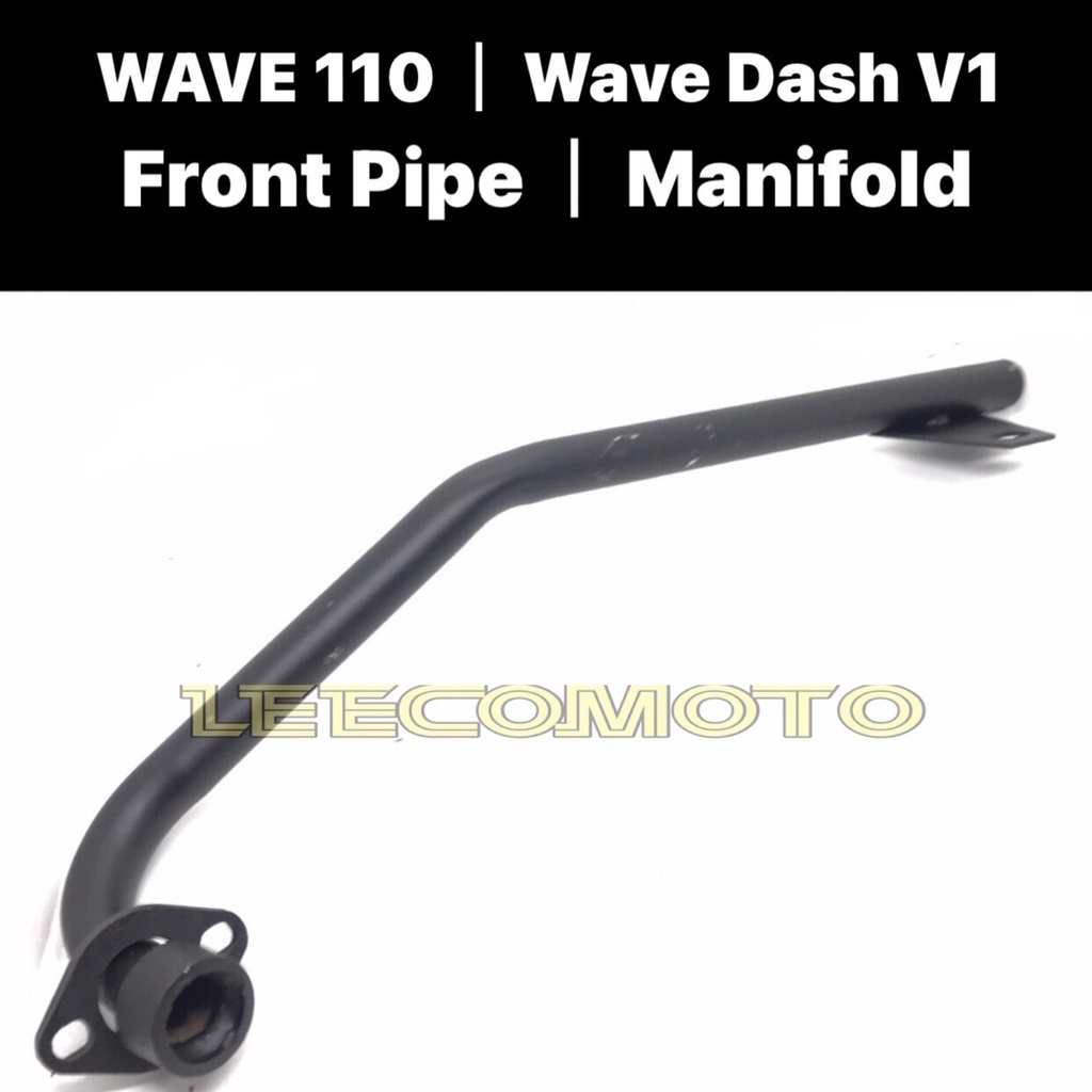 HONDA WAVE110 W110 CX ALPHA DASH EXHAUST NECK, FRONT PIPE MANIFOLD ...