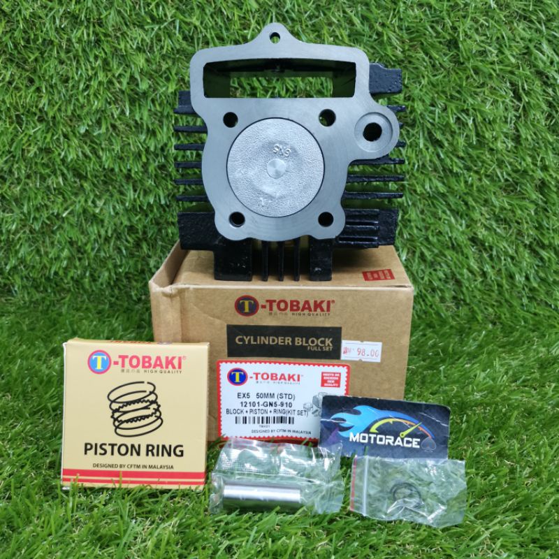 TOBAKI RACING IRON BLOCK 50MM / 53MM / 56MM HONDA EX5 HIGH POWER ...