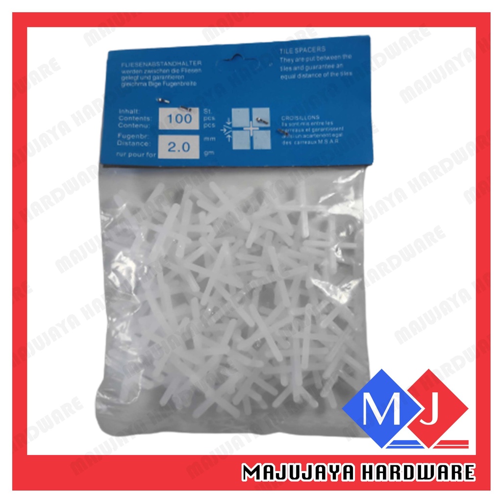 100PC Mosaic Tile Spacer Tile Cross Tile Spacers 2.0mm 1.5mm 瓷砖垫片 ...