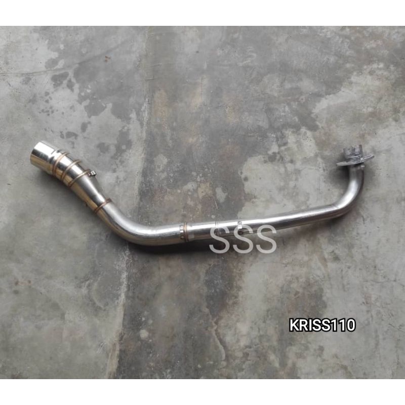 🔥Manifold Exhaust OPEN 51mm EX5 WAVE125 Wave LAGENDA KRISS Tembak Bulan 28MM Pipe Ekzos 50MM ...