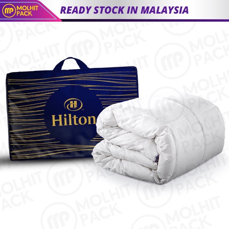 (SHIP TODAY) Hilton Duvet Hotel Thick Warm Quilt Bed Linen Ready Stock ...