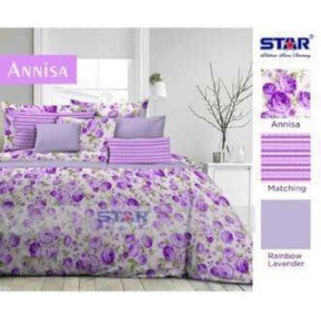 Anissa Motif Cvc STAR Bed Sheet | Shopee Malaysia