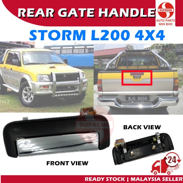 S2U Mitsubishi Storm L200 4D56 2.5 K74 Rear Gate Handle Bonnet Tail ...