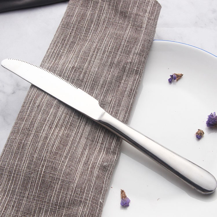 2pcs 23 cm Thick Stainless Steel Western Knife Hotel Cutlery /Main ...