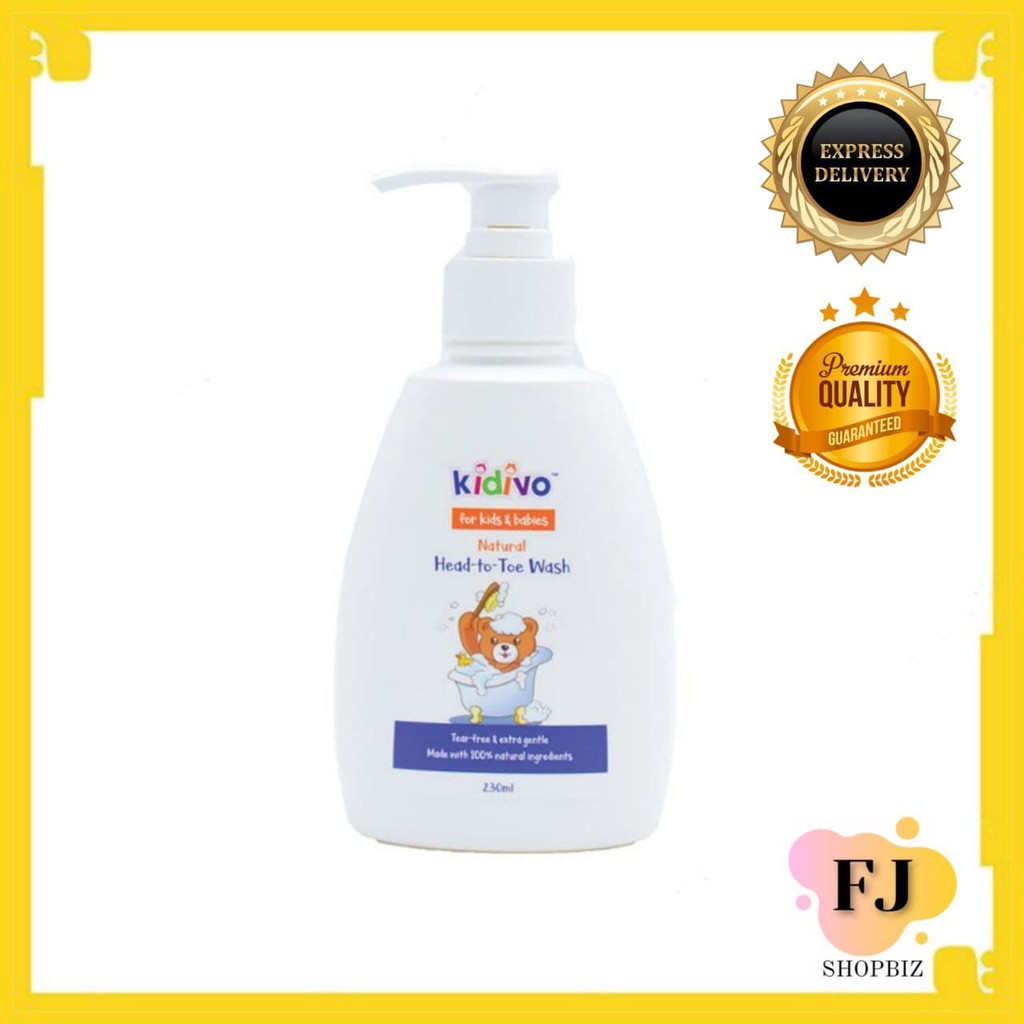 Kidivo Natural Head-to-Toe Wash | Shopee Malaysia
