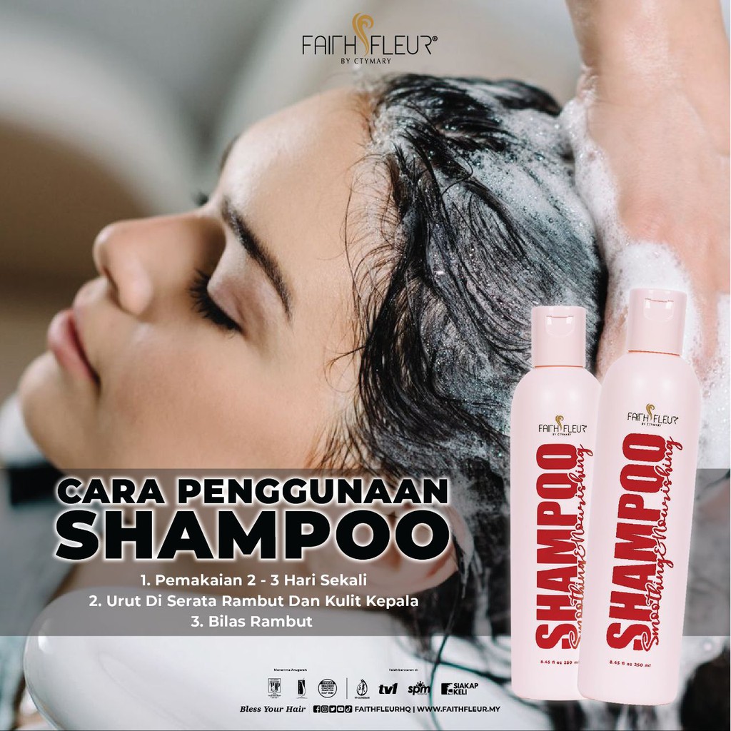Faith Fleur Hair Shampoo dan conditioner | Shopee Malaysia