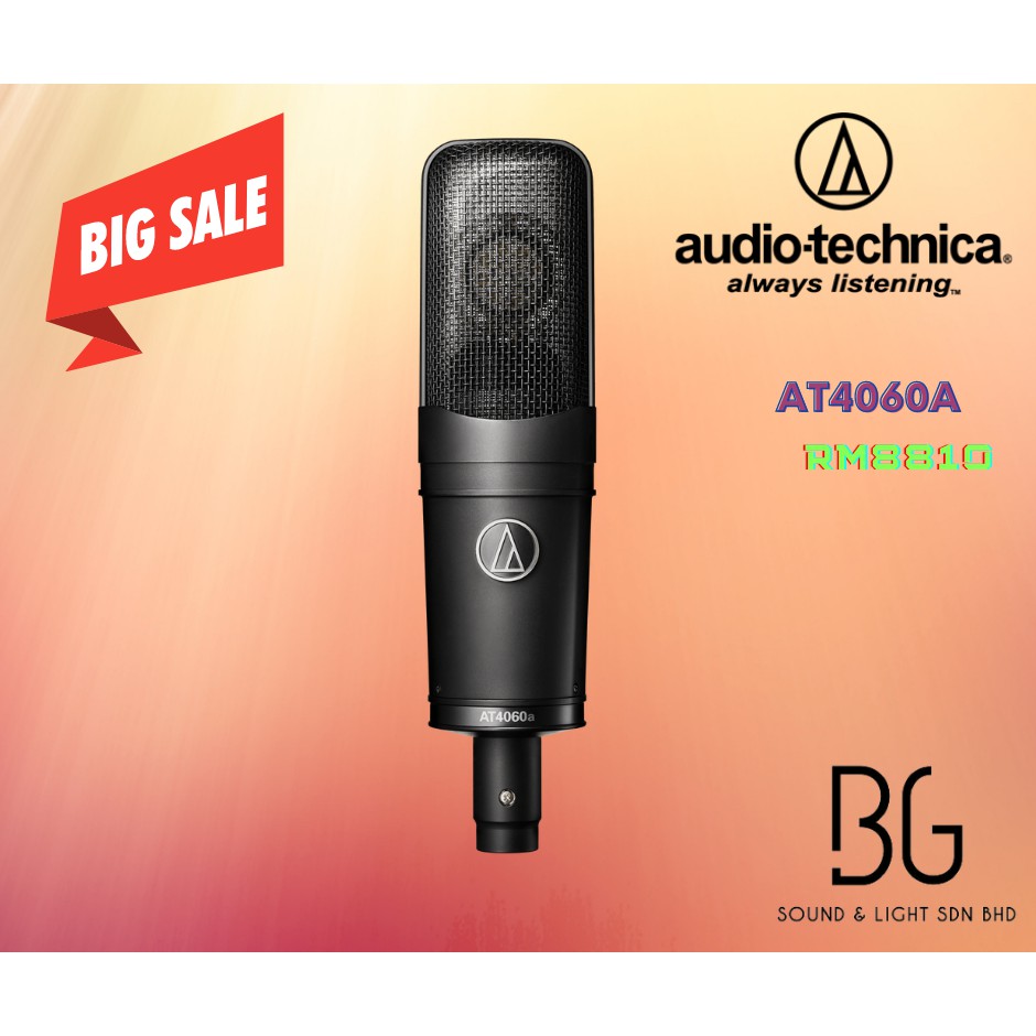 Audio Technica 40 Series AT4060a Cardioid Condenser Tube Microphone ...