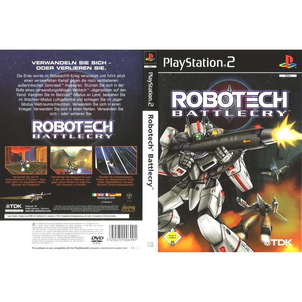 Robotech Battlecry (CD Games PS2) | Shopee Malaysia