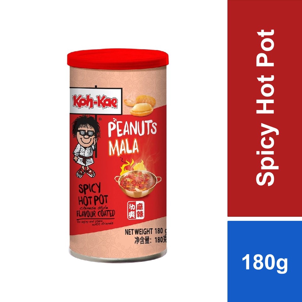 Koh-Kae Coated Peanuts Mala Hot Pot 180g | Shopee Malaysia