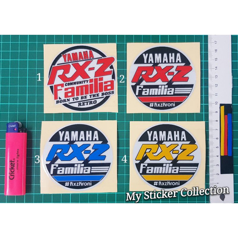 Yamaha RXZ Familia / #rxzkroni / Rxz retro born to be the boss Designs ...