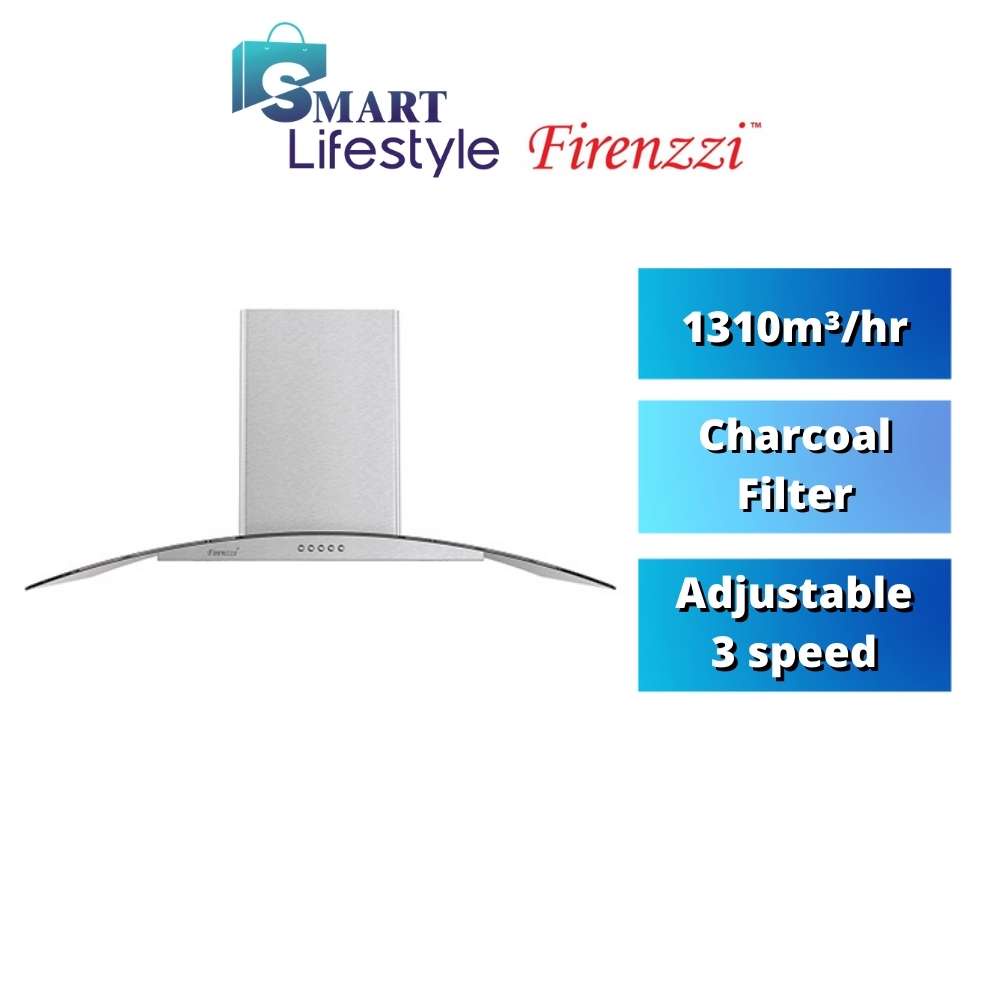 Firenzzi Stainless Steel & Glass Finishing Cooker Hood FCH-6023 ...
