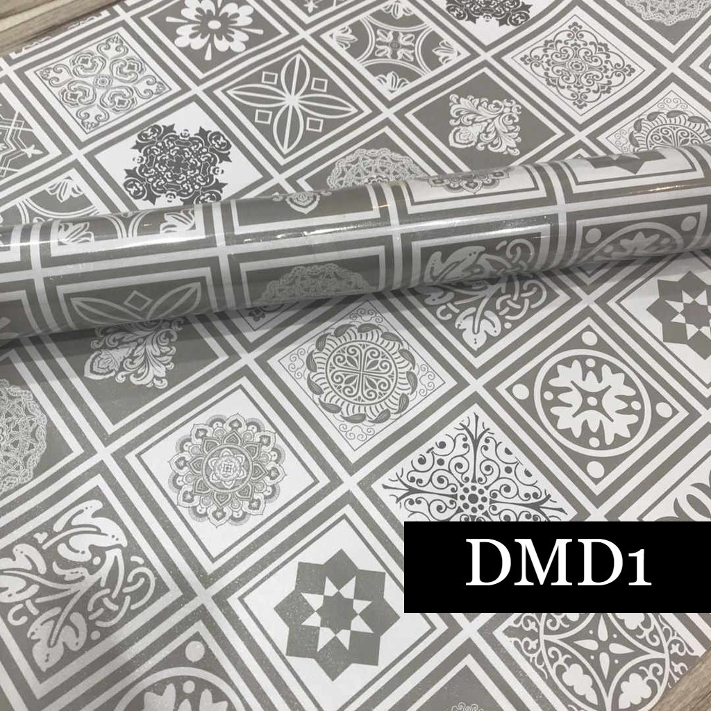 Grey Wallsticker Dinding Self-adhesive Waterproof modern DIY waterproof ...