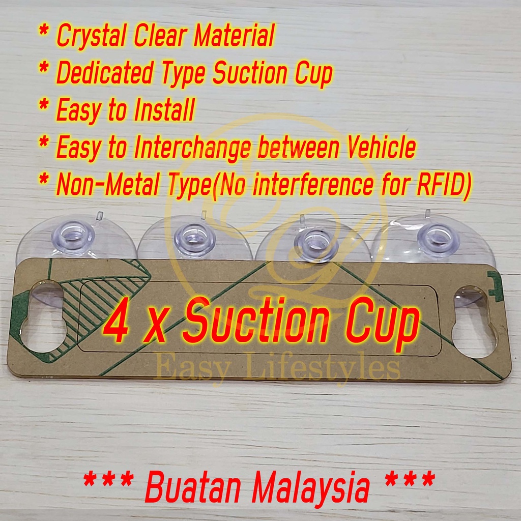 RFID HOLDER TNG TOUCH N GO SMART TAG RFID STICKER (100% NON METAL ...