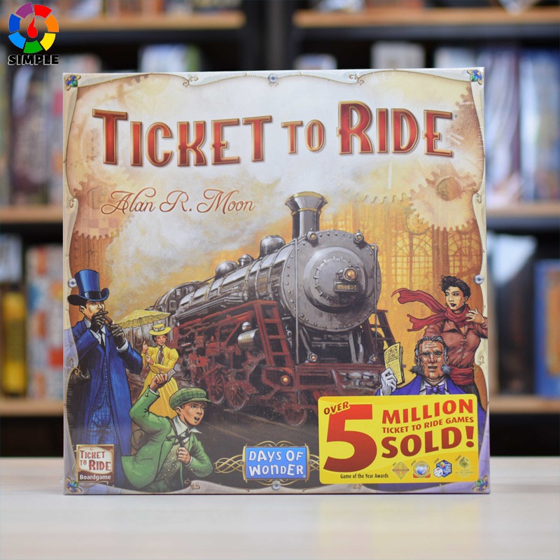 Days of Wonder Ticket to Ride Board game Party Table Games card games ...