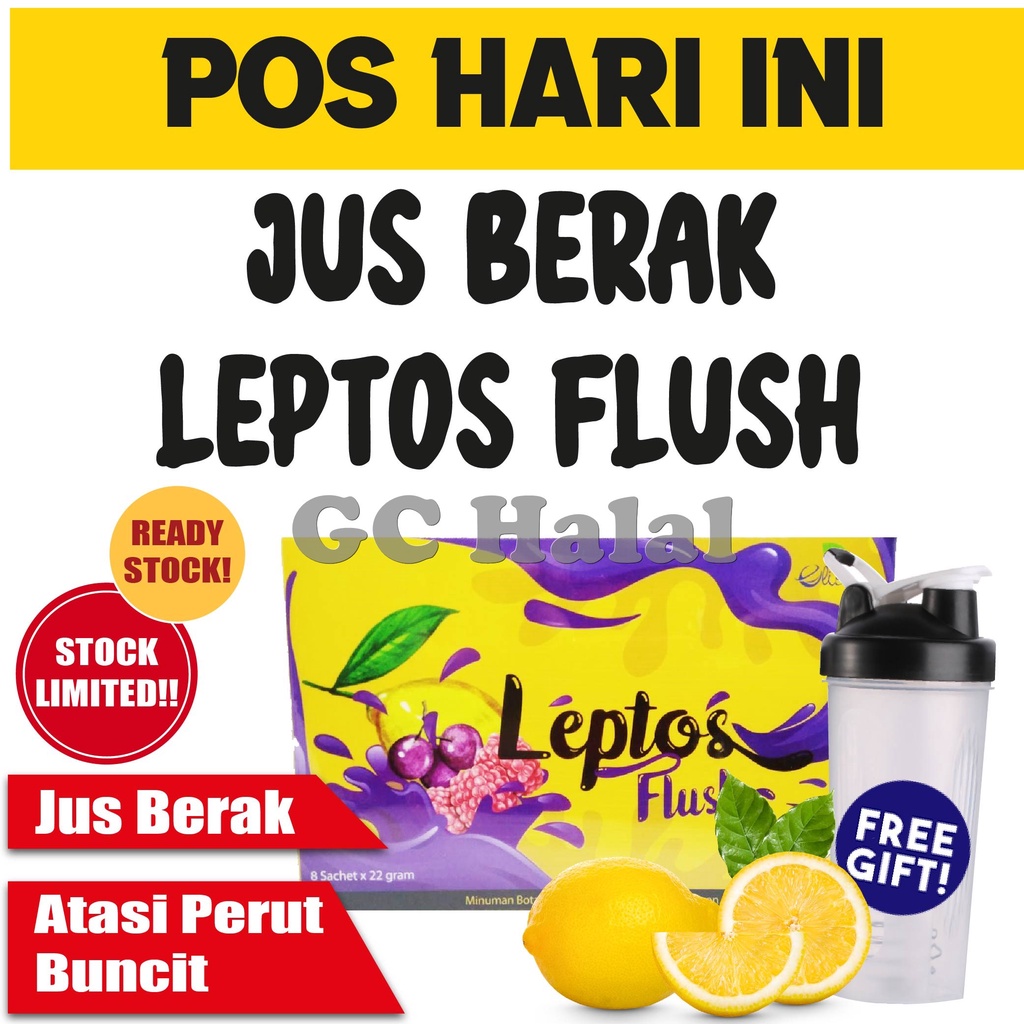 (READY STOCK) 🔥Leptos Flush - Jus Kempis Perut, Jus Cuci Usus, Jus ...
