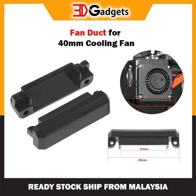 Fan Duct for 40mm Cooling Fan for 3D Printer | Shopee Malaysia