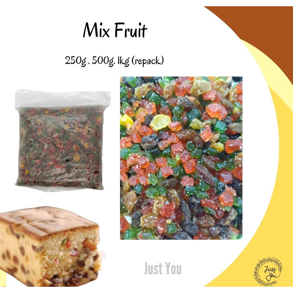 Mix Fruit [Repack] 杂果 （For making Fruit Cake) | Shopee Malaysia
