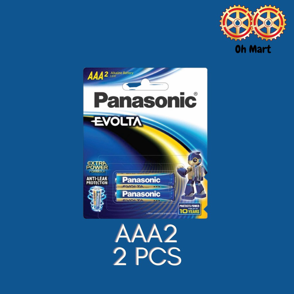 Panasonic Evolta Alkaline Battery AA2/AAA2 2 PCS | Shopee Malaysia