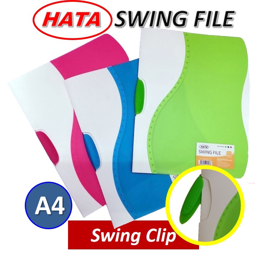 HATA Swing Clip File A4 FSF-06/File Filling/File Folder | Shopee Malaysia