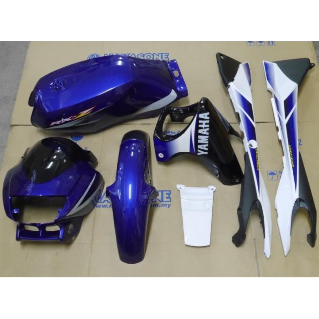 YAMAHA RXZ CATALYZER / RXZ 5PV COVER SET WITH TANK [11] #STICKER TANAM ...