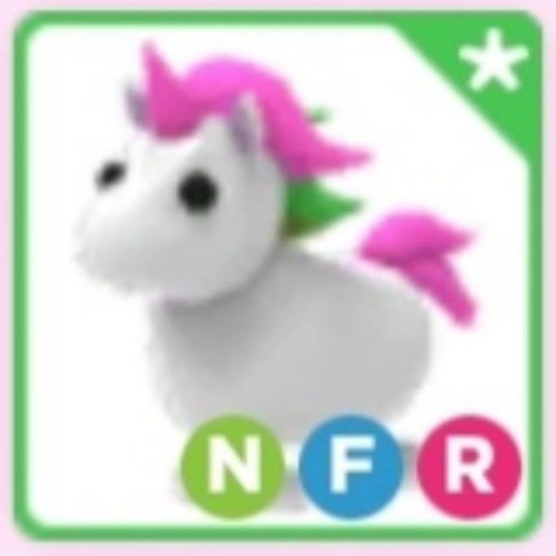 Adopt Me Legendary Unicorn Neon Fly Ride NFR (SALE) | Shopee Malaysia