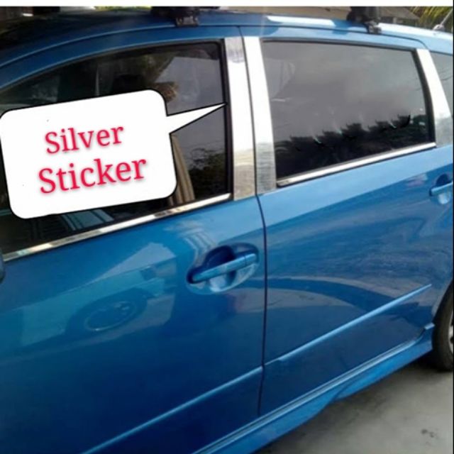 Car chrome sticker silver window door tint film alza axia myvi Blm flx ...