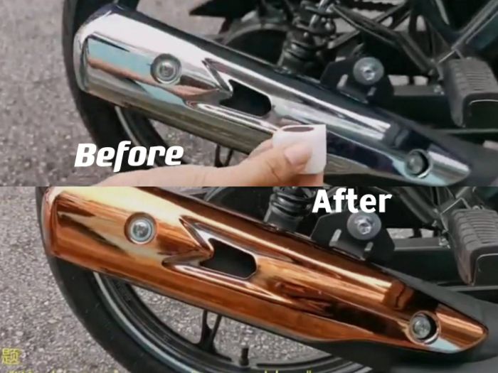 Gold Chrome Paint (Ready stock)Ez Chrome Samurai Spray Paint Magic ...