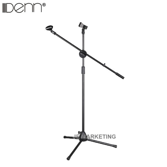 DENN STAGE MICROPHONE STAND WITH TWO CLIPS DMS-100S (FLOOR TYPE ...