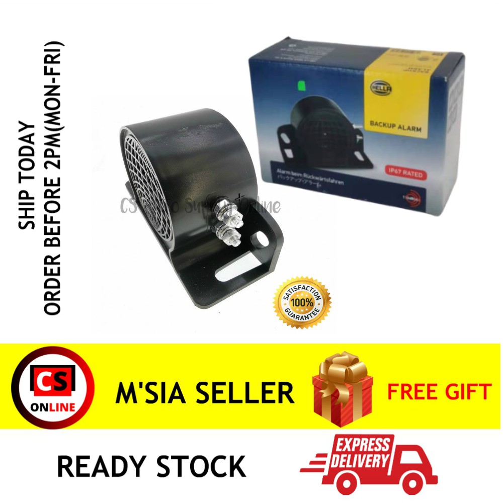 CS Genuine Hella Reverse Siren Buzzer Alarm Horn Beep Truck Lori Car ...