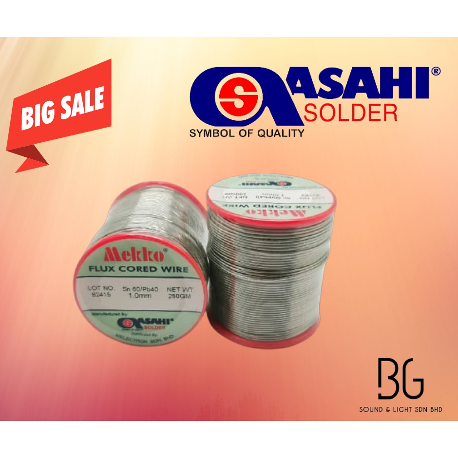 Mekko (Asahi) Flux wire 250g Solder Lead | Shopee Malaysia