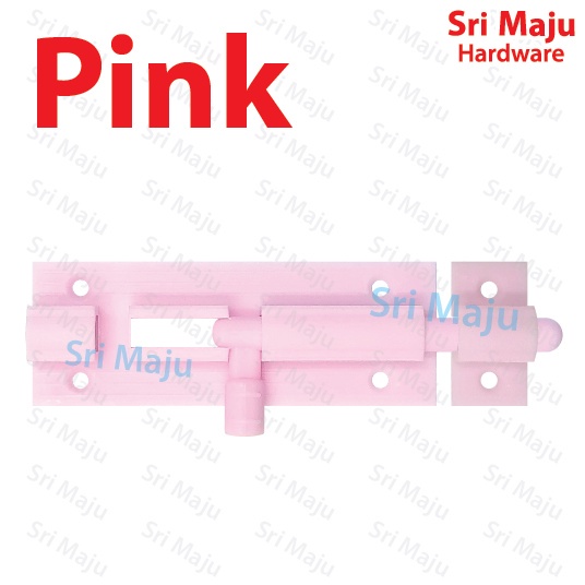 Selak Pintu Plastik / PVC Door Bolt Slug Latch Security Door Slide Shed ...