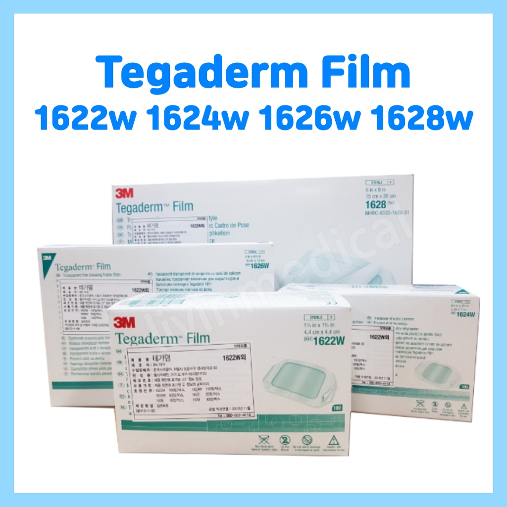 3M Tegaderm Waterproof Film band aid wound dressing bandage - 1622w ...