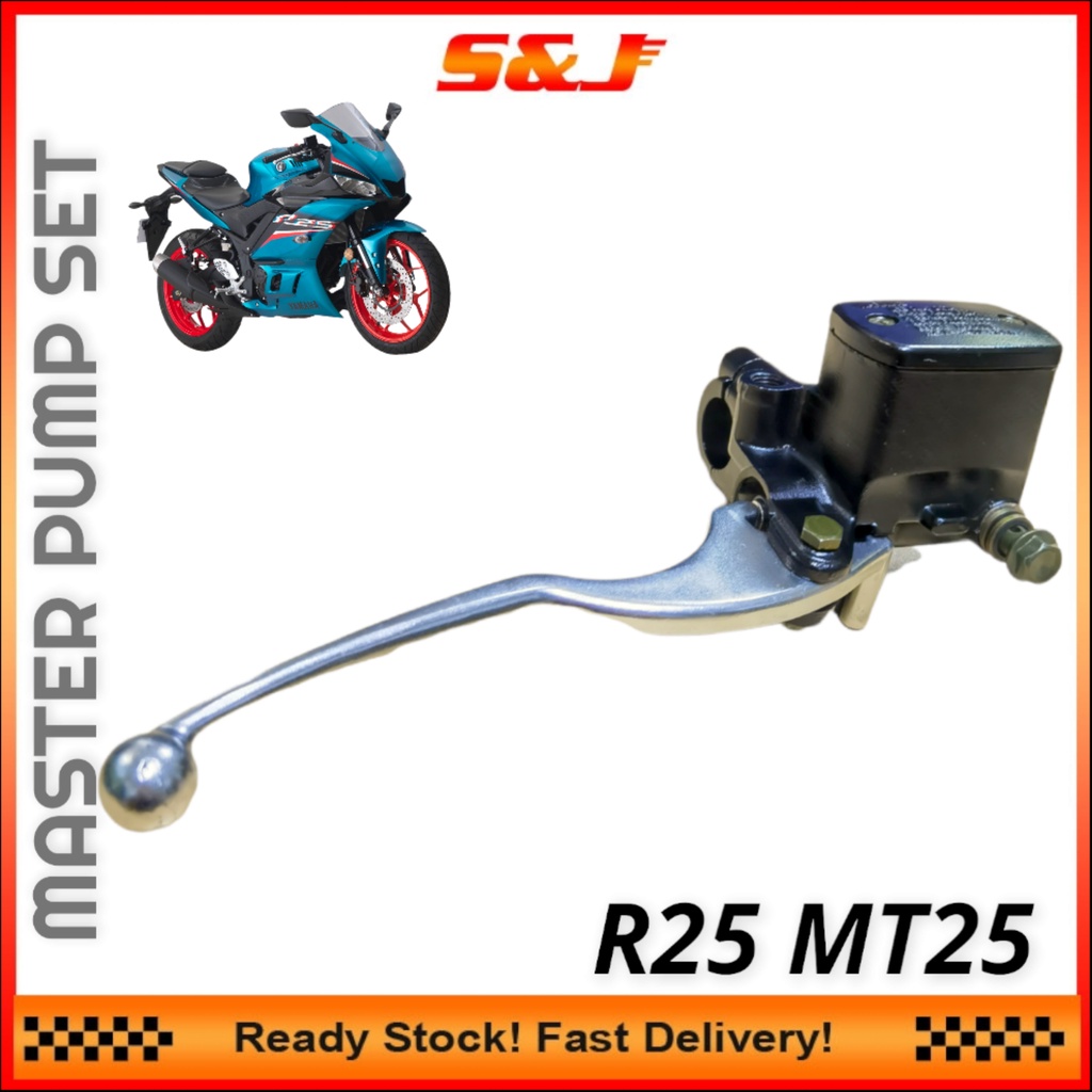 YAMAHA R25 MT25 RH MASTER PUMP SET WITH LEVER BRAKE PUMP | Shopee Malaysia