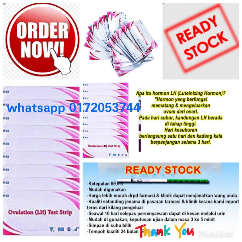 10/20/30/40pcs OVULATION OPK and URINE PREGNANCY TEST upt 10 mIU [READY ...