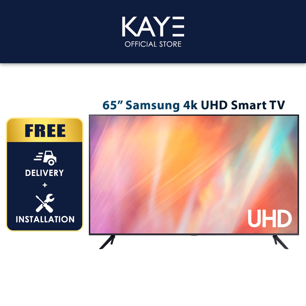 Samsung Smart TV UA65AU7000 (65 inch) 4K Smart TV | Shopee Malaysia