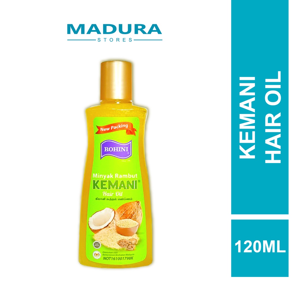 Rohini Kemani Hair Oil 120ml (Minyak Rambut) | Shopee Malaysia