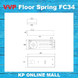 VVP FC34 20nm / 25nm Floor Spring Floor Hinge with SIRIM testing report ...