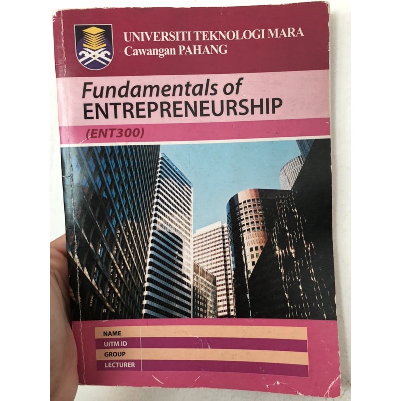Fundamental of Entrepreneurship (ENT300) | Shopee Malaysia