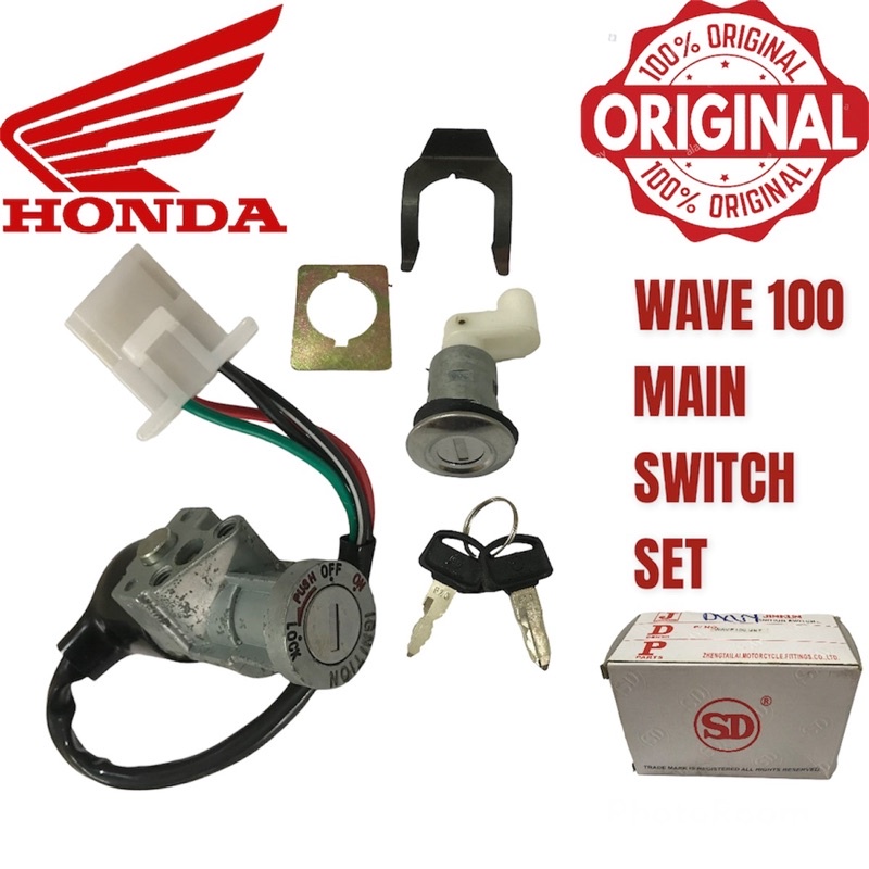 HONDA WAVE 100 WAVE100 IGNITION MAIN SWITCH / FULL SET JDP (MADE IN ...