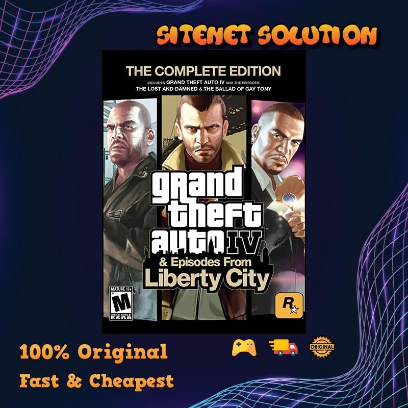 Grand Theft Auto GTA IV Complete Edition [PC Digital Download][Offline ...